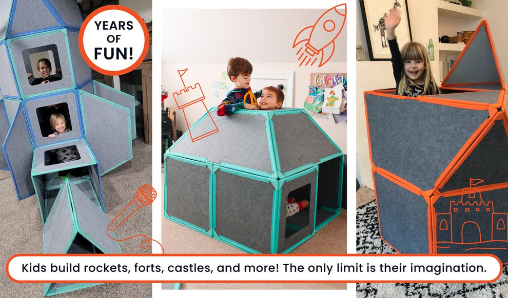 Giant Magnetic Tiles - The Big Set (24 Panels) | Superspace – Superspace UK
